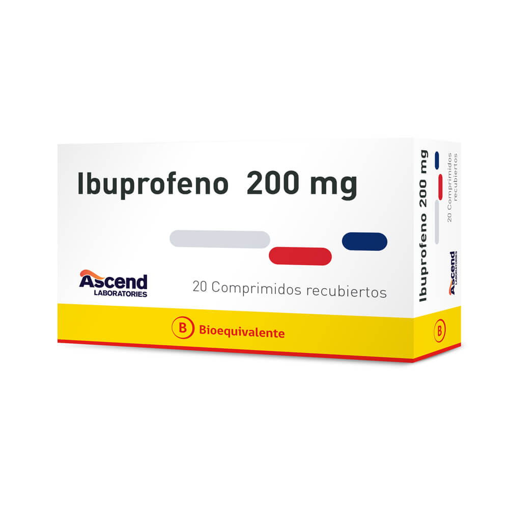 ASCEND IBUPROFENO COMP 200 MG X 20 | AINES