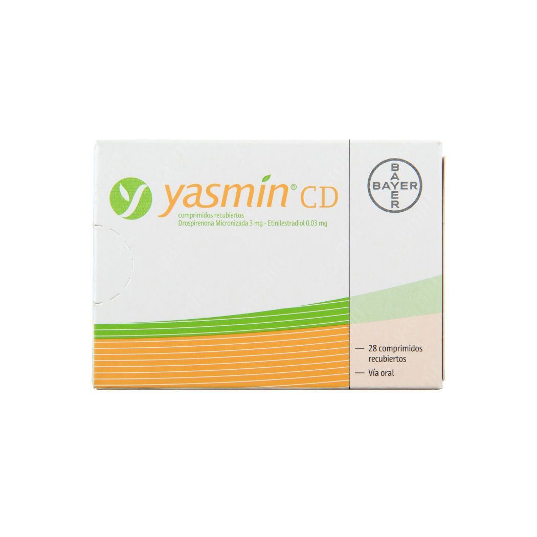 BAYER YASMIN CD COM X 28 (DROSPIRENONA - ETINILESTRADIOL) | HORMONA ...