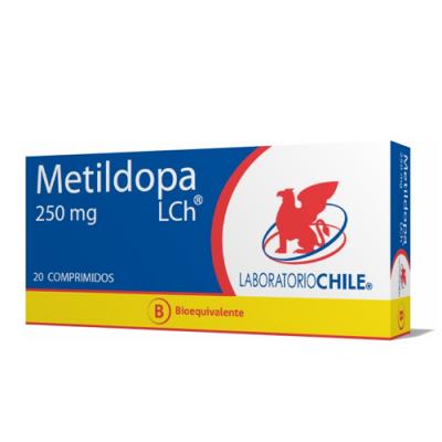 LCH METILDOPA COMP 250 MG X 20 | ANTIHIPERTENSIVO